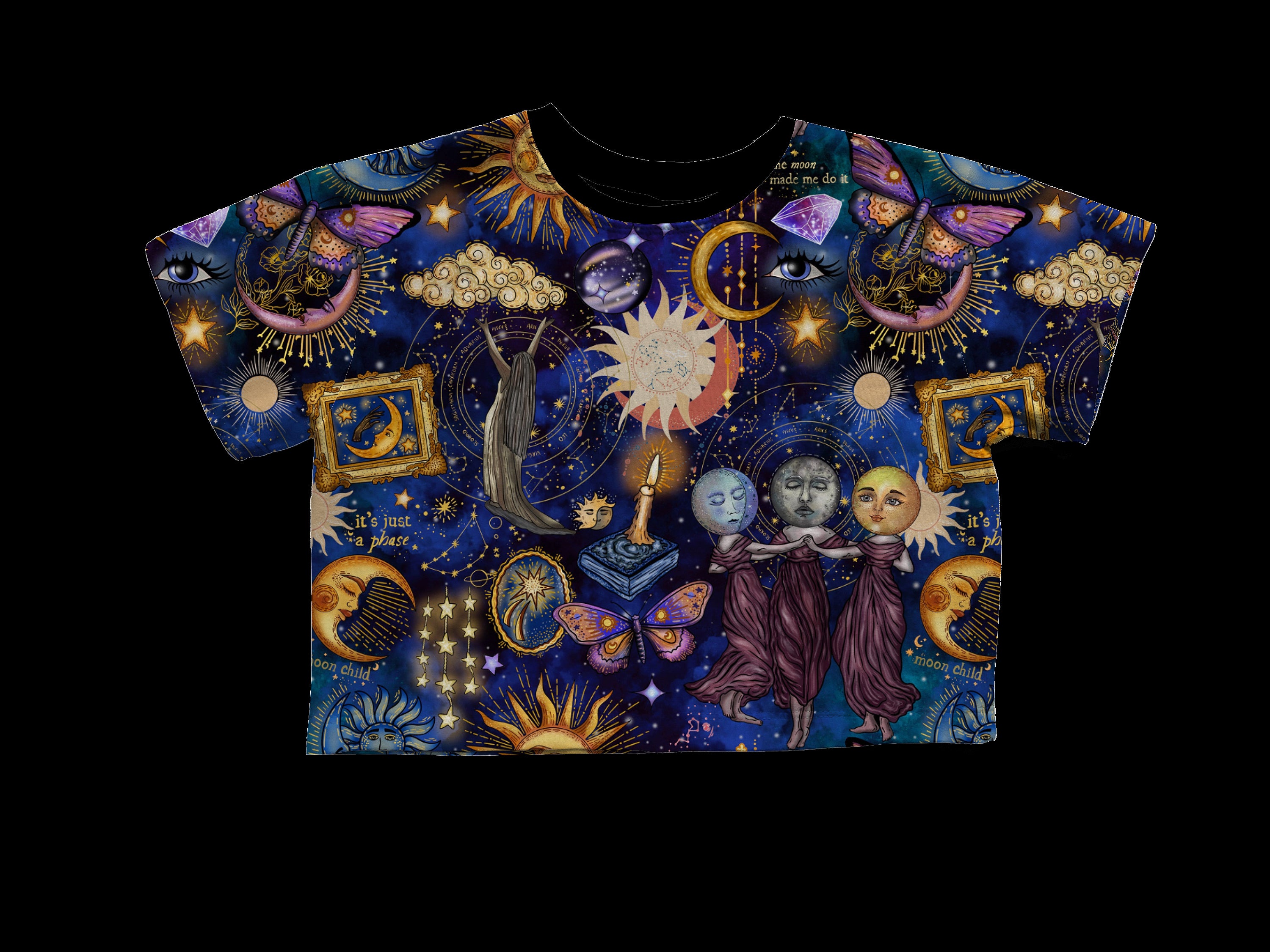 Adult 1990s Whimsigoth + Magical Vintage Celestial Cosmos oversized Bo ...